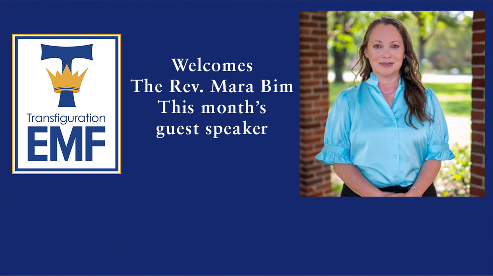 EMF Program & Dinner - Church of the Transfiguration